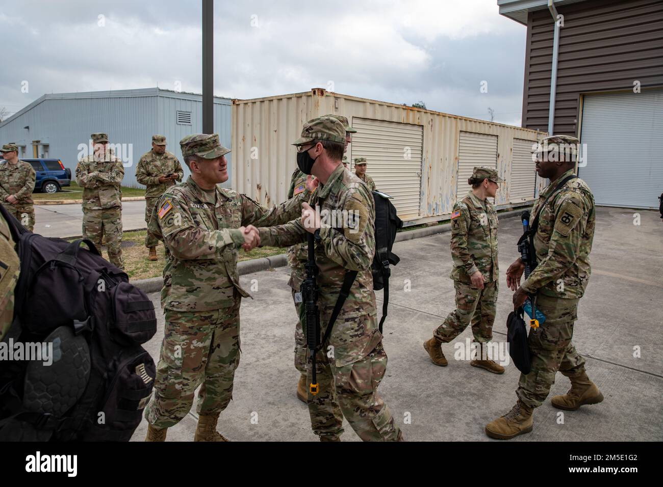U.S. Army Reserve Soldiers from 348th Transportation Battalion held a ...