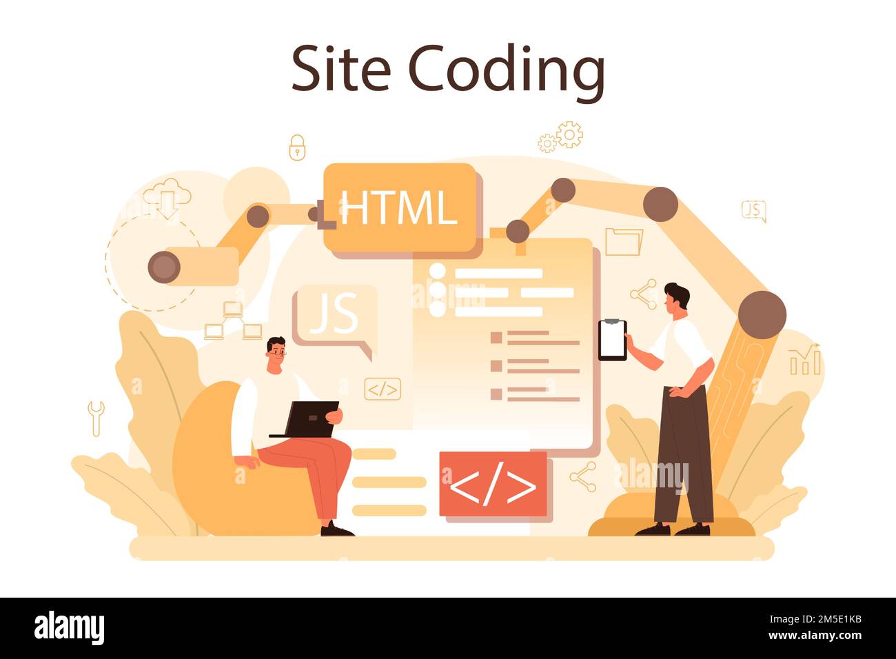 Codding vector vectors hi-res stock photography and images - Alamy