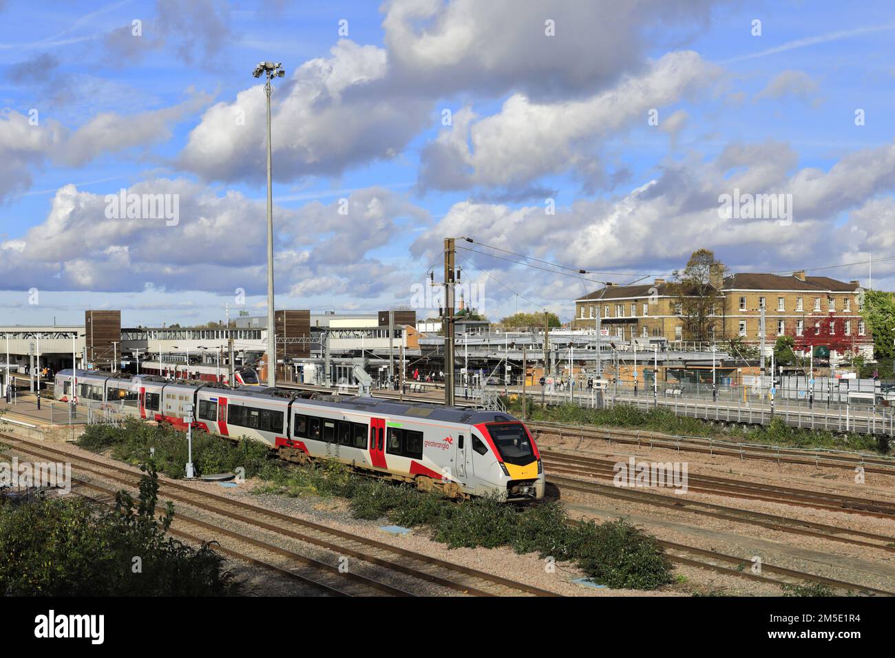 Greater Anglia trains, Class 755 train at Peterborough railway station ...
