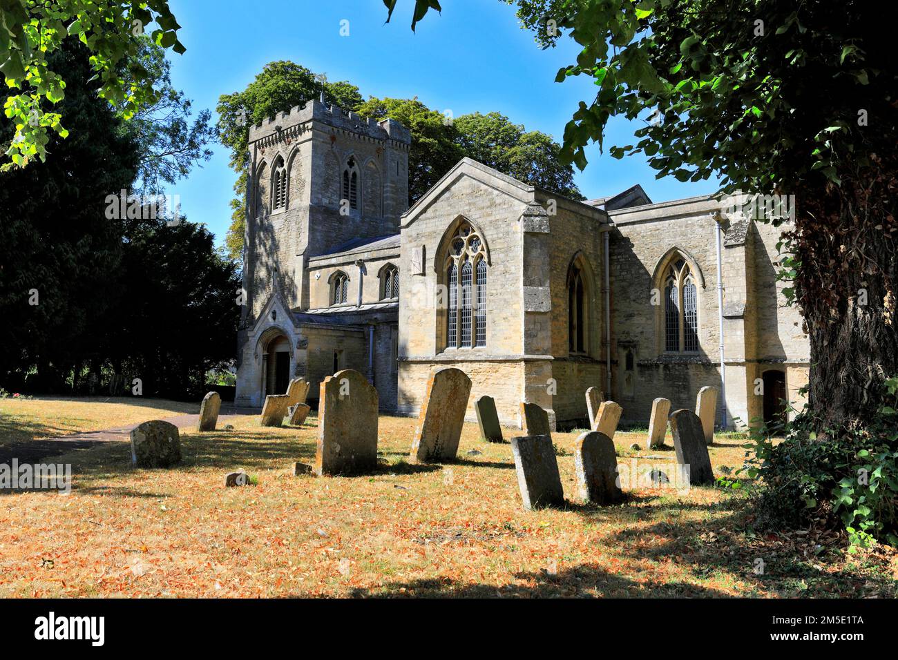 St Andrews Church, Alwalton village, Cambridgeshire, England, UK Stock ...