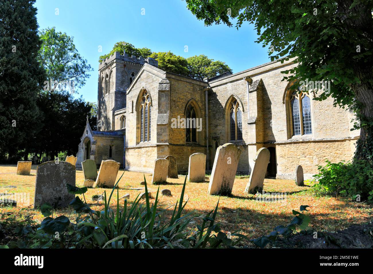 St Andrews Church, Alwalton village, Cambridgeshire, England, UK Stock ...