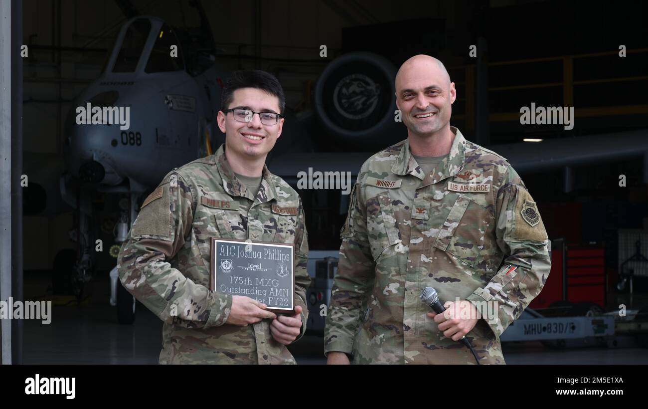 U.S. Air Force Col. David R. Wright, commander of the 175th Wing ...