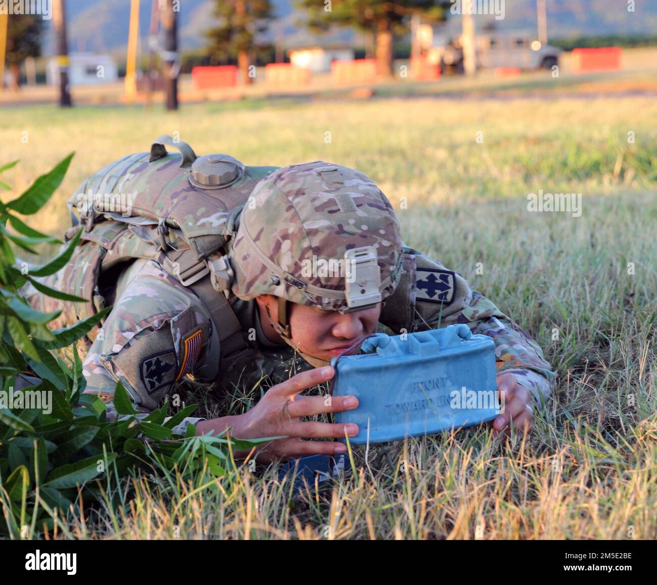 Hawaii Army National Guard (HIARNG) Soldier, Sgt. Fred M. Lino Jr., a ...