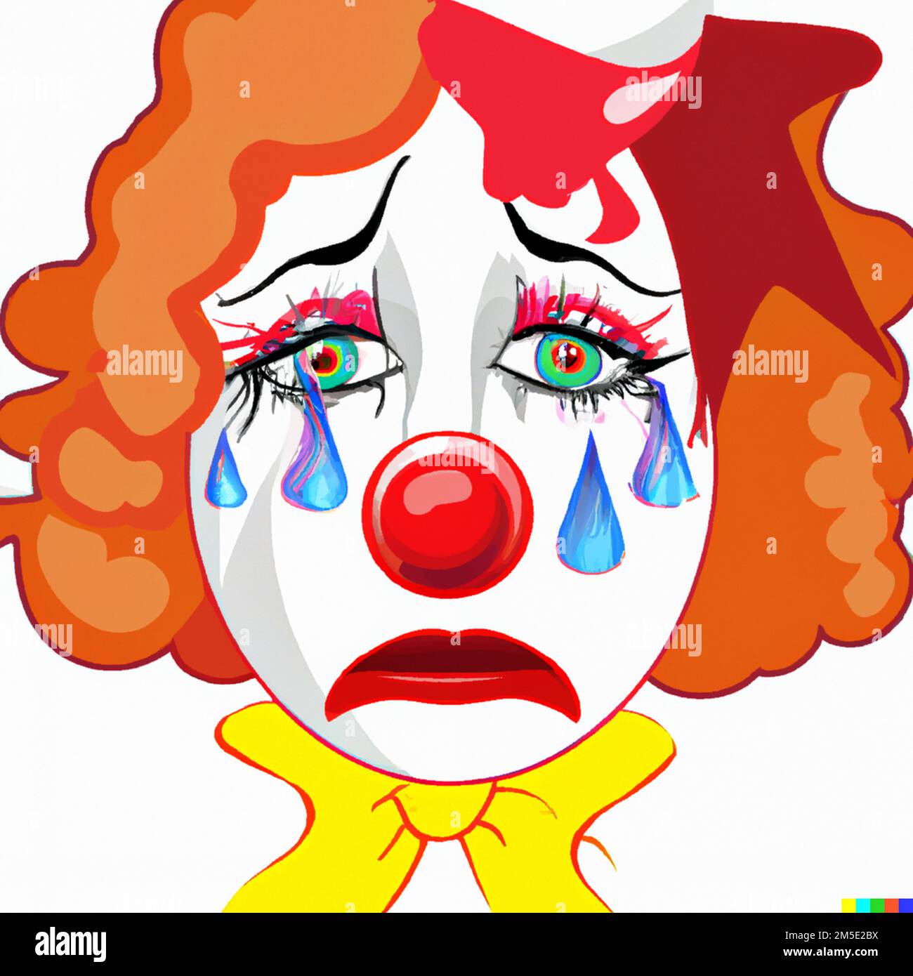 Sad clown clown circus emotion hi-res stock photography and images - Alamy