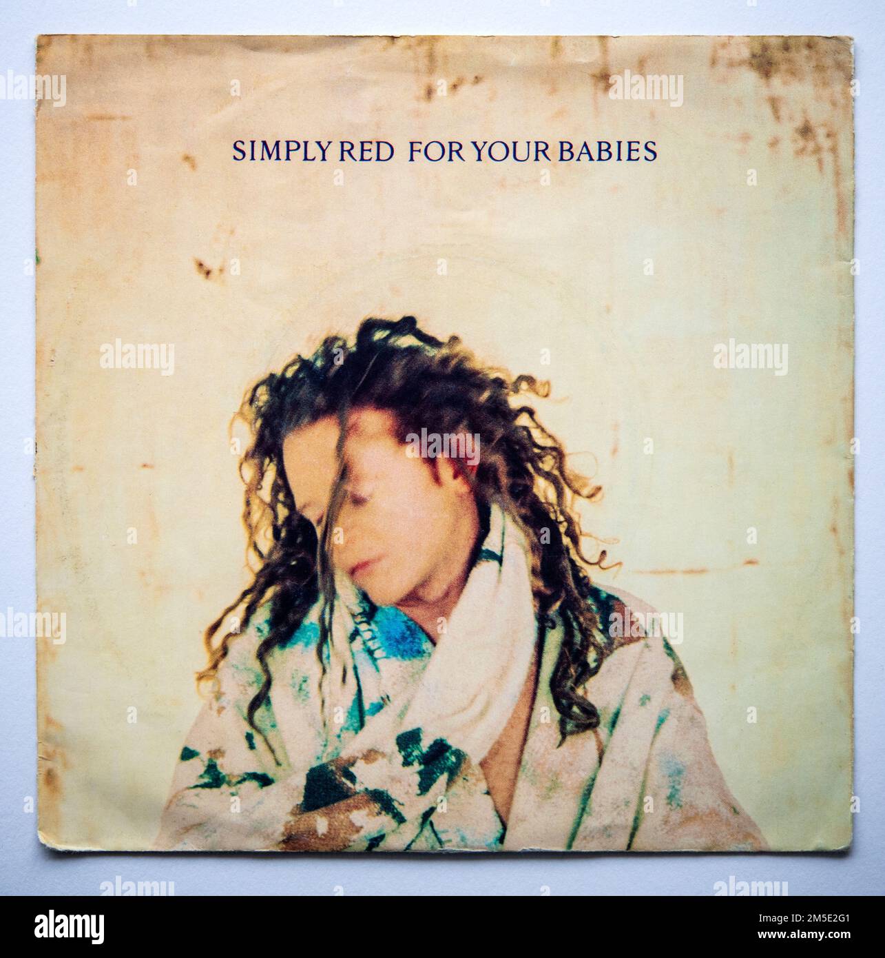 Picture cover of the seven inch single version of For Your Babies by Simply Red, which was ...