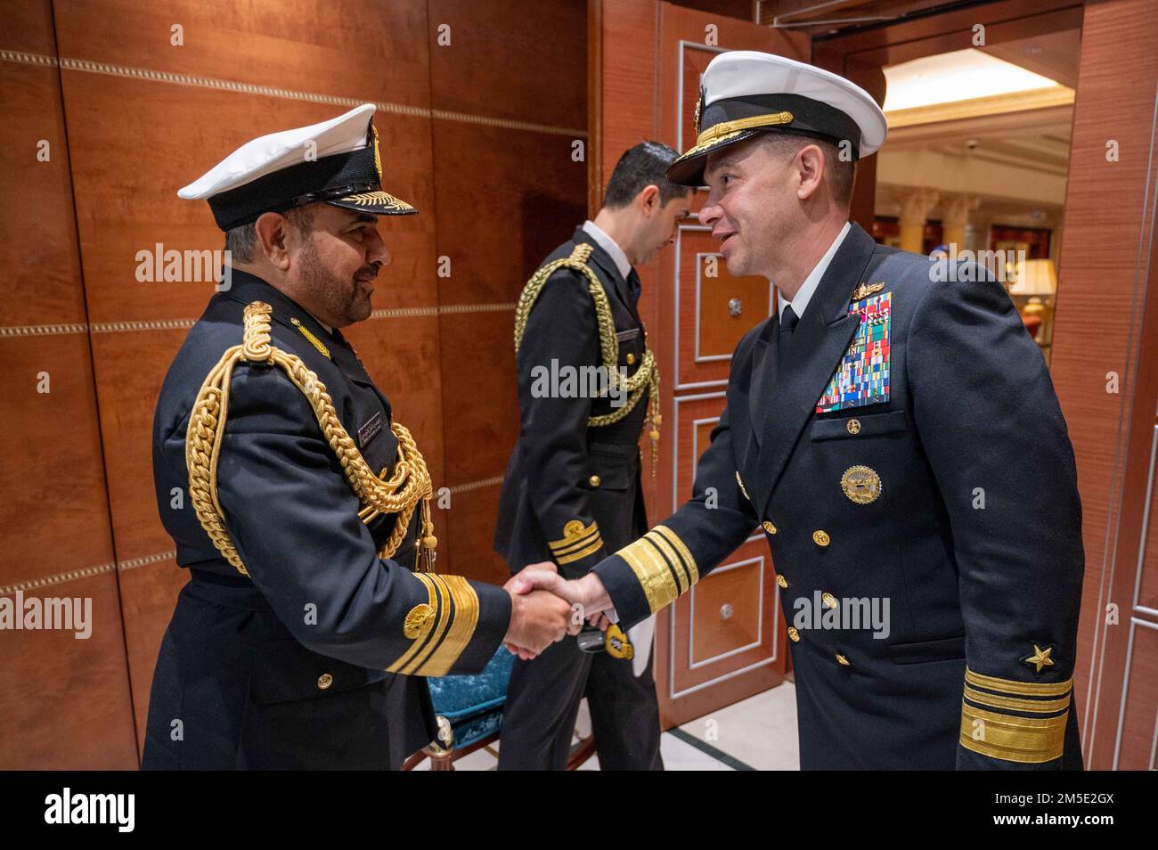 220306-N-OC333-1161 RIYADH, Saudi Arabia (March 6, 2022) Vice Adm. Brad ...