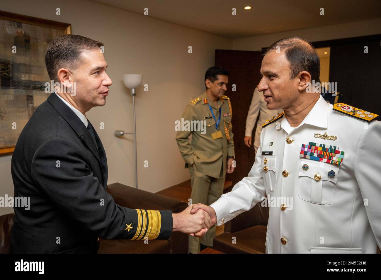 220306-N-OC333-1116 RIYADH, Saudi Arabia (March 6, 2022) Vice Adm. Brad ...