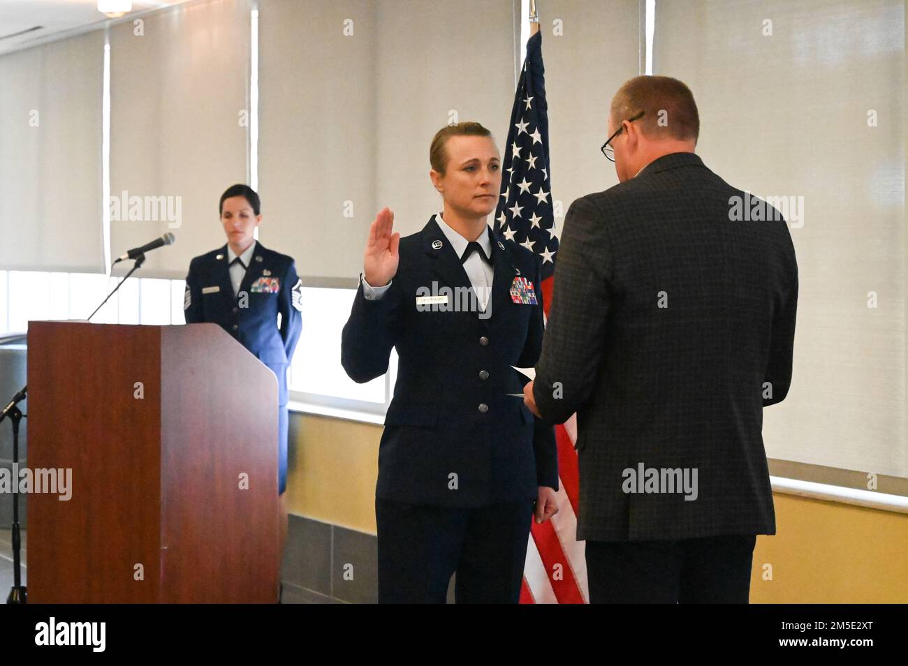 Chief Master Sgt. Sarah Bredthauer, 155th Civil Engineer Squadron base ...