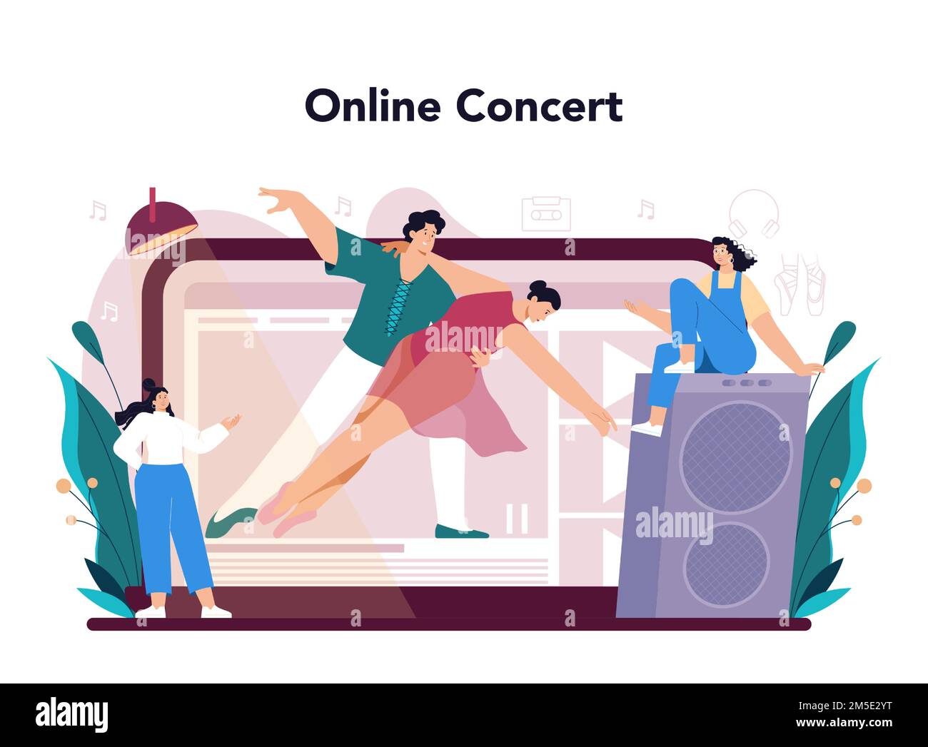 Dance teacher with costume Stock Vector Images - Alamy