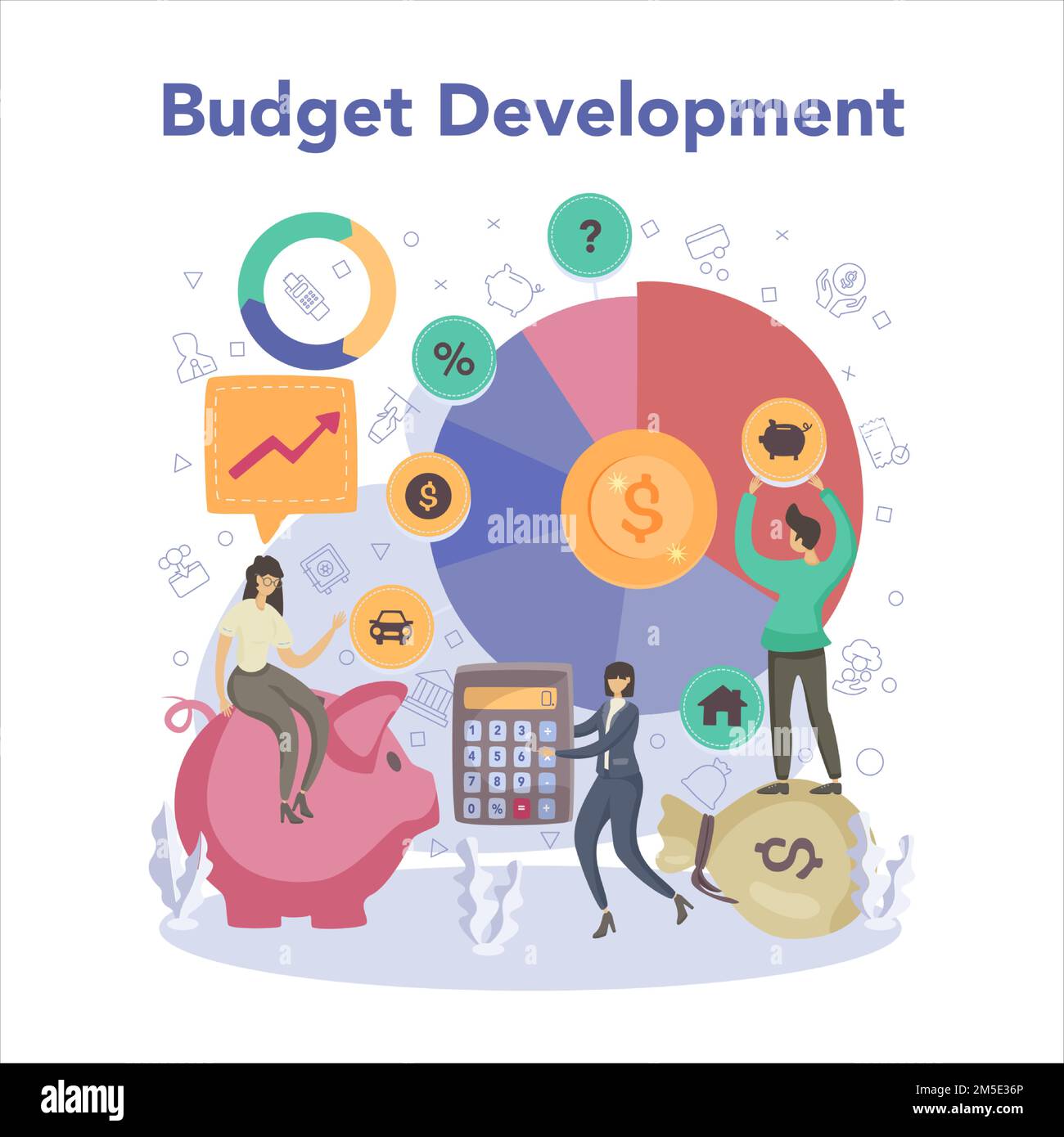 Well bank flat Stock Vector Images - Alamy