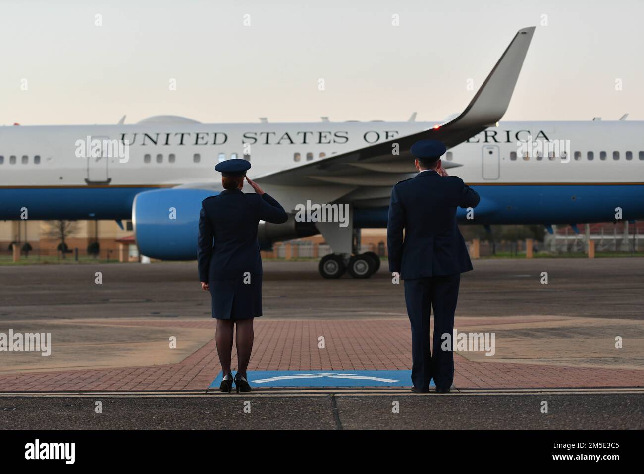 Col. Eries Mentzer, 42nd Air Base Wing commander, and Lt. Gen. James ...