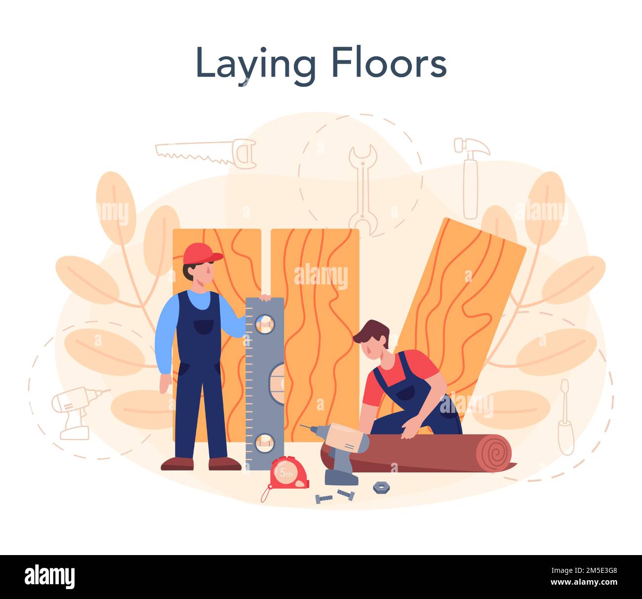 Flooring installer. Professional parquet laying, wooden or tile floor ... Flooring installer. Professional parquet laying, wooden or tile floor ...
