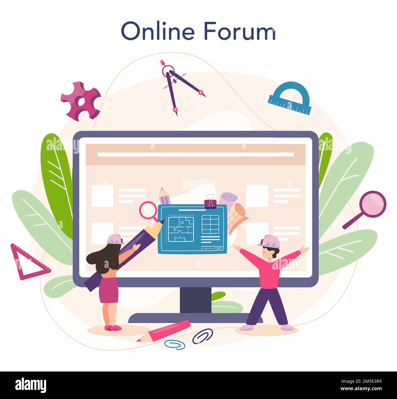 The architectural forum Cut Out Stock Images & Pictures - Alamy