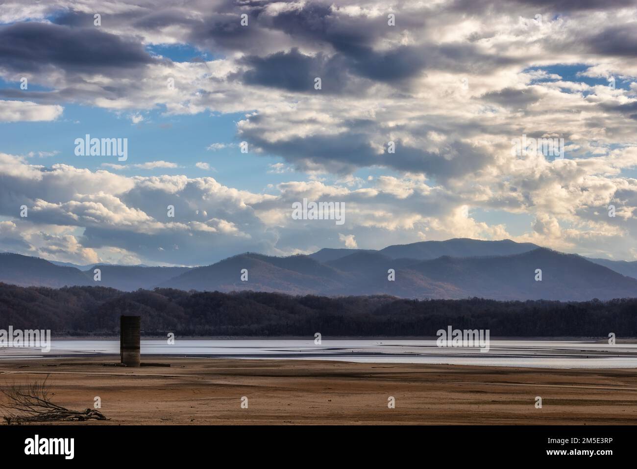 Water is released in the French Broad River in the fall lowering its ...