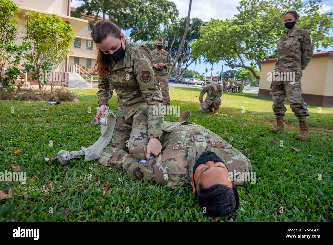The 624th Regional Support Group conducted Tactical Combat Casualty ...