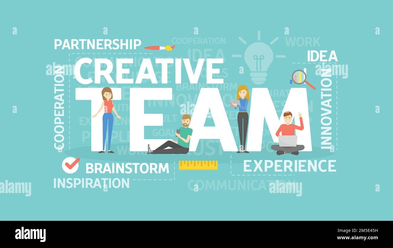 Young creatives Stock Vector Images - Alamy