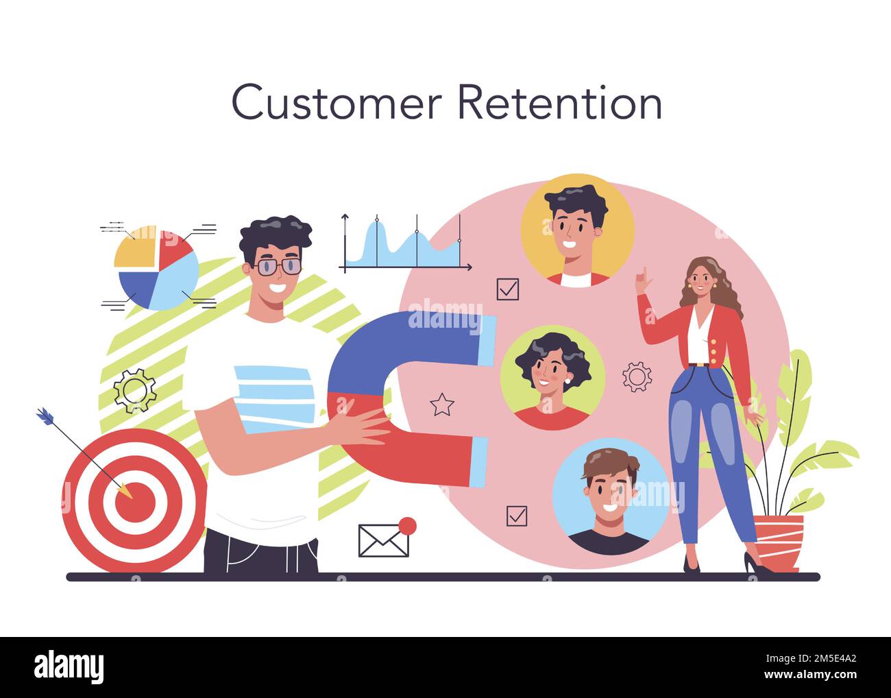 Customer loyalty concept. Marketing program development for client ... Customer loyalty concept. Marketing program development for client ...