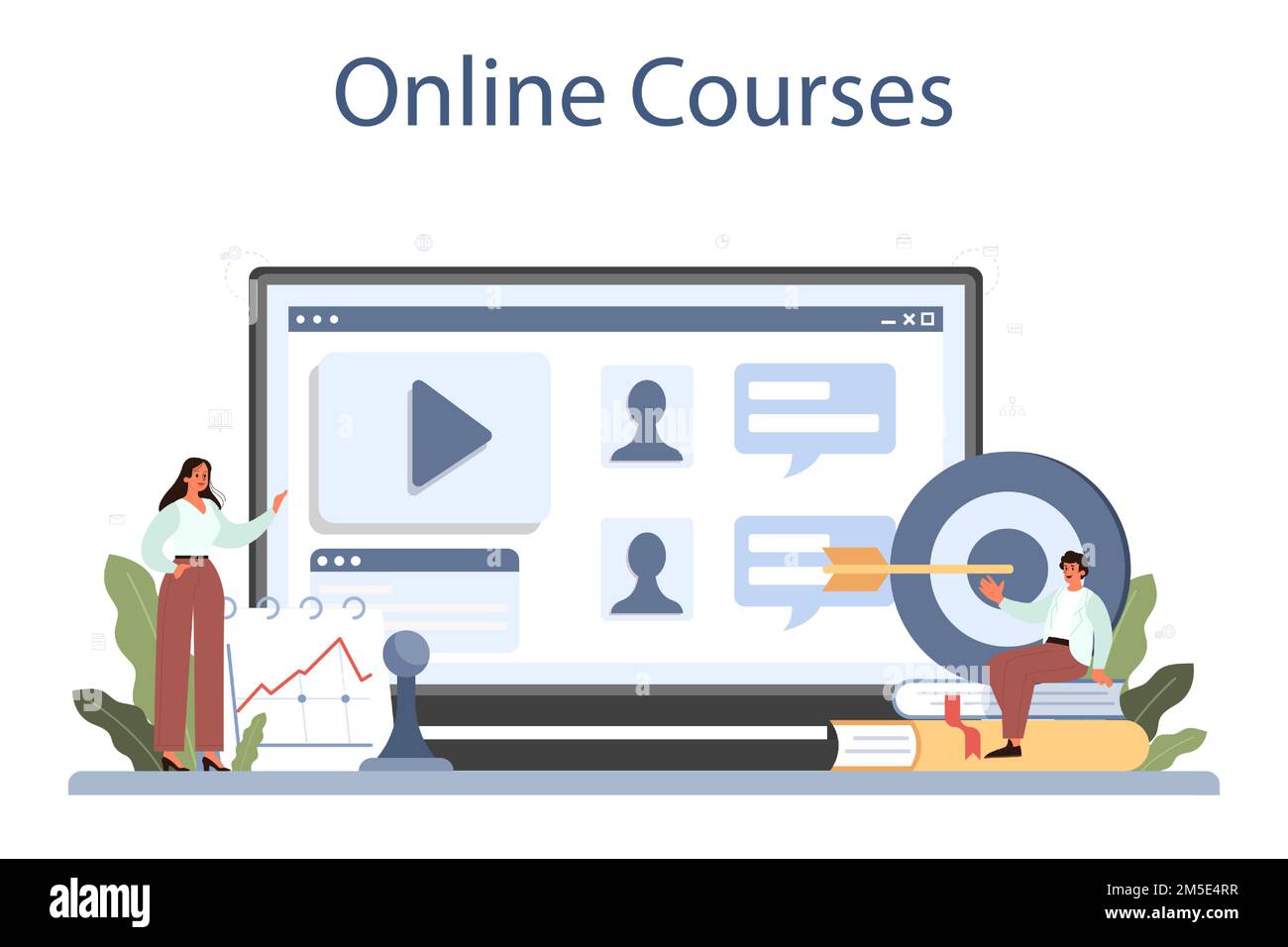 Development strategy online service or platform. Business planning ...