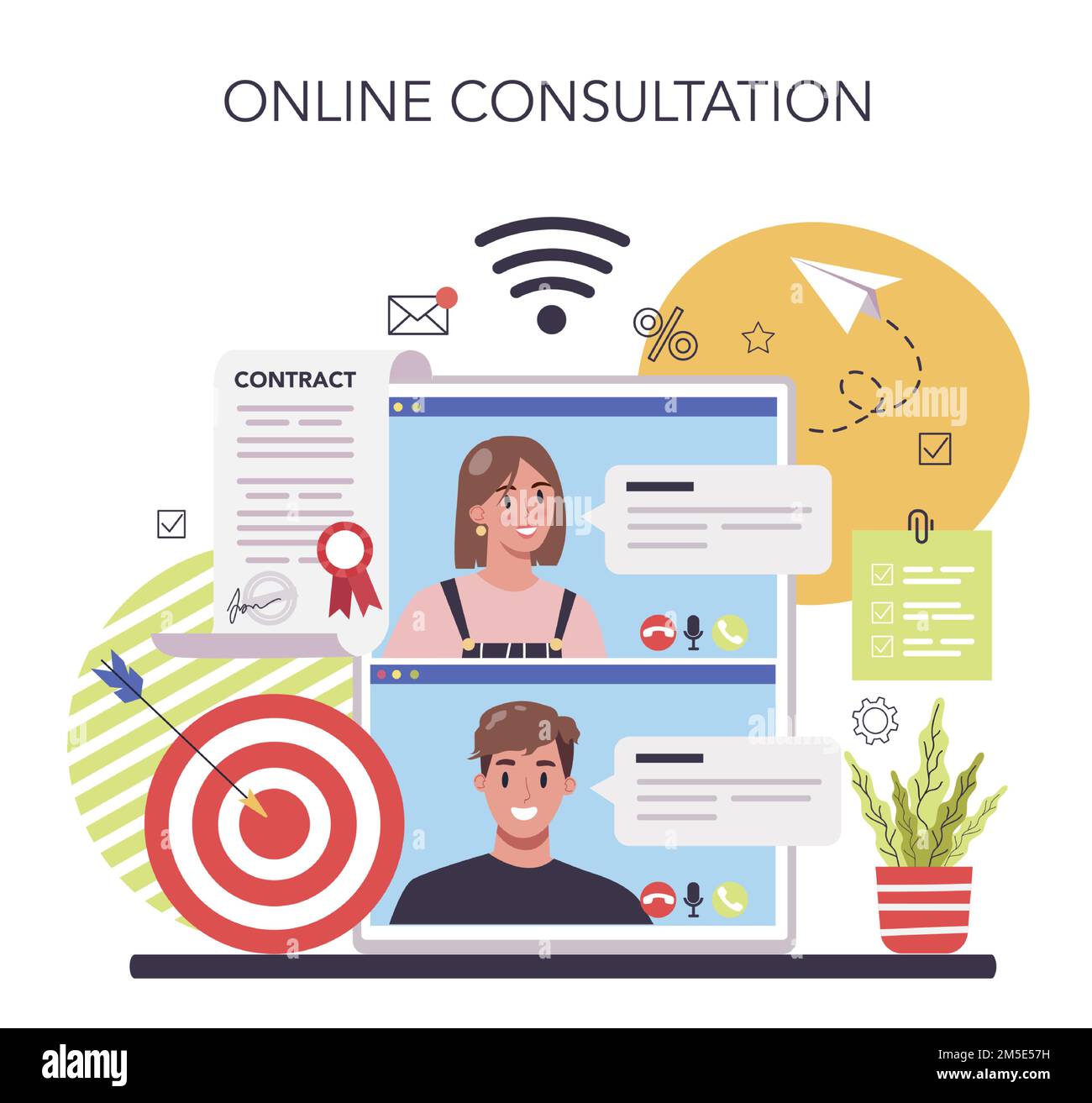 Consultatio Stock Vector Images - Alamy