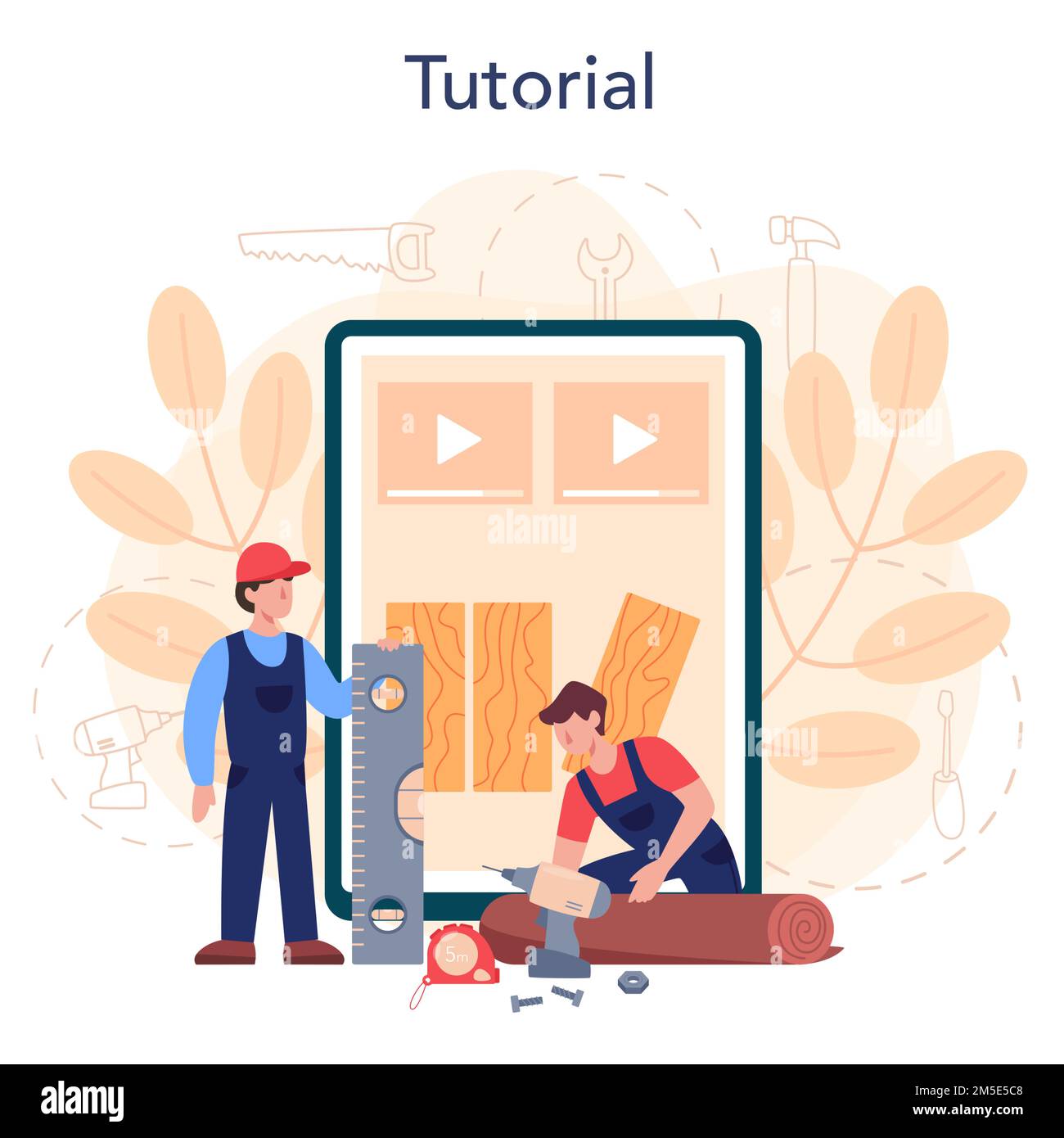 Flooring installer online service or platform. Professional parquet ...