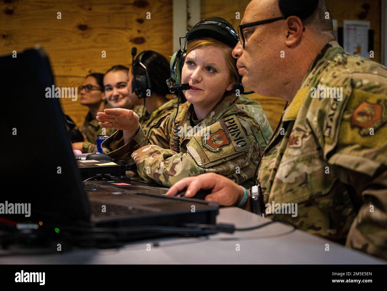 U.S. Air Force Tactical Air Control Party operators, assigned to the ...