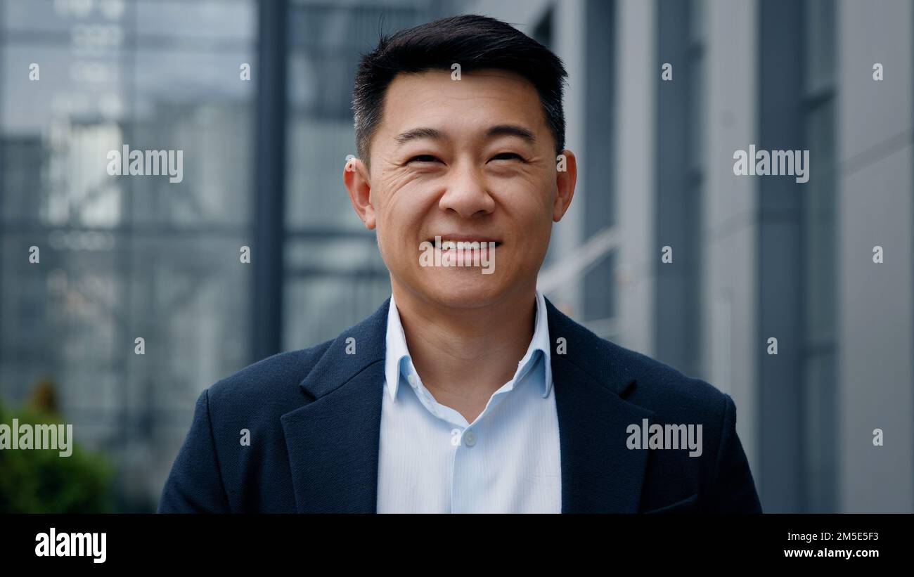 Portrait pensive dreaming thinking director architect male in city ...