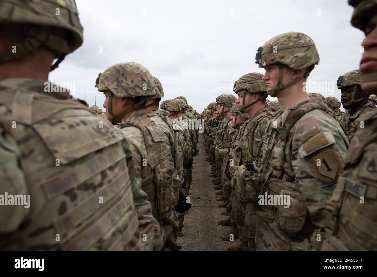 A combination of U.S. Army Soldiers from 2nd Cavalry Regiment, 1st ...