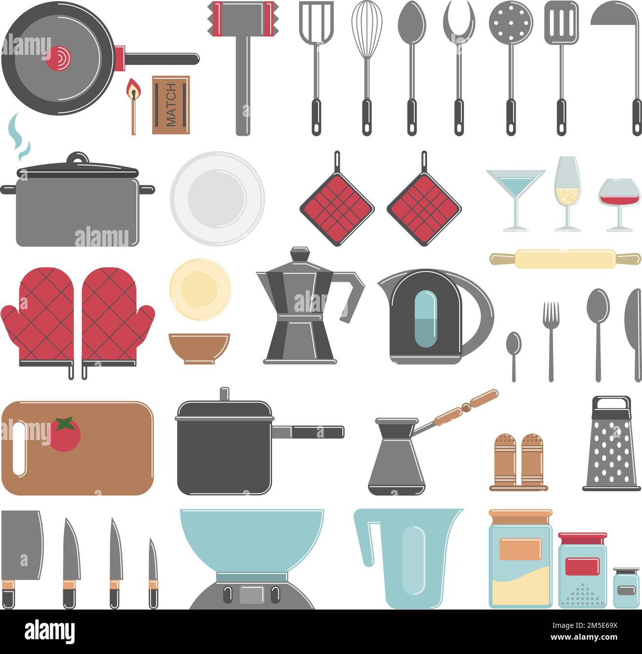 Pots of pens Stock Vector Images - Alamy