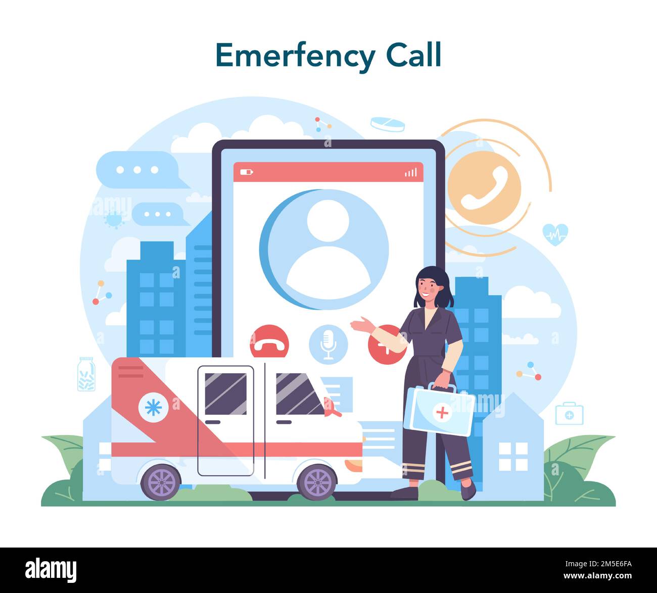 Doctor online service or platform. Healthcare, modern medicine ...