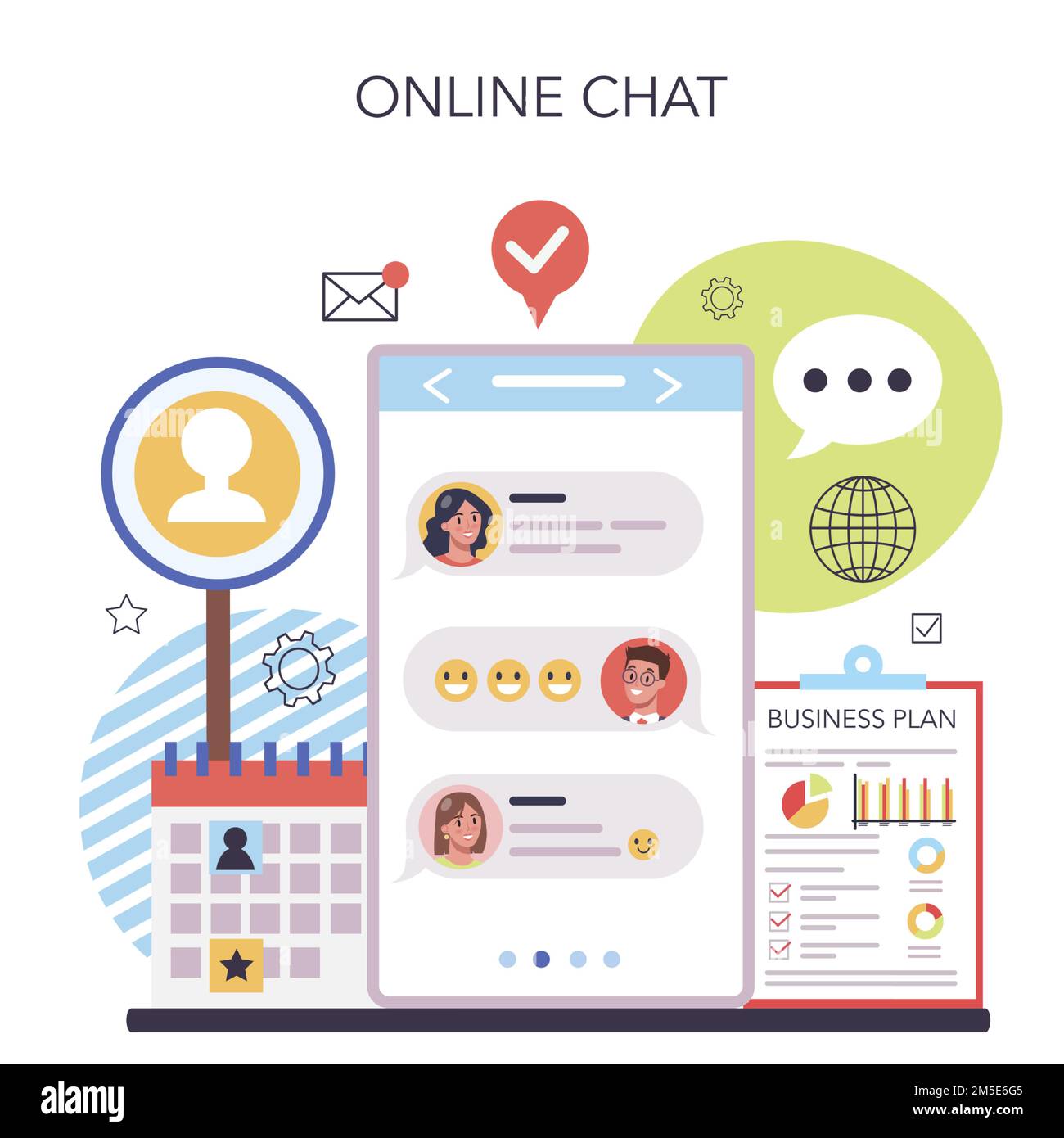 Start Up Running Online Service Or Platform Idea Of A New Business Strategy Business Plan