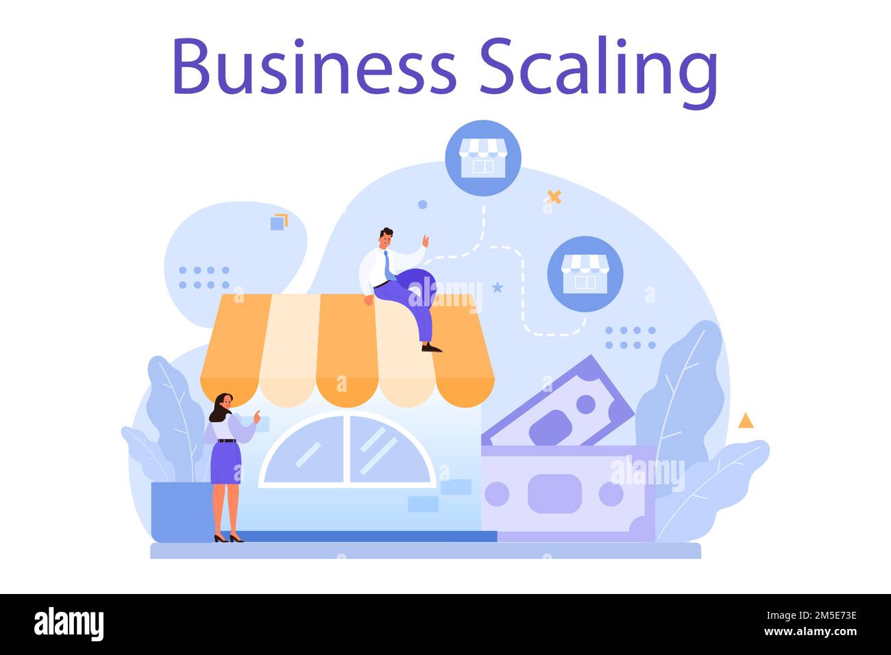 Scene scaling Stock Vector Images - Alamy