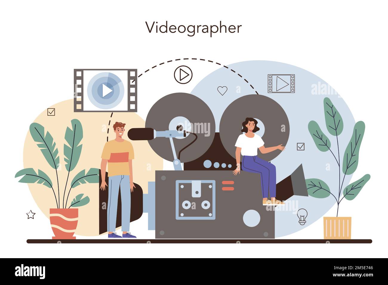 Occupation footage Stock Vector Images - Alamy