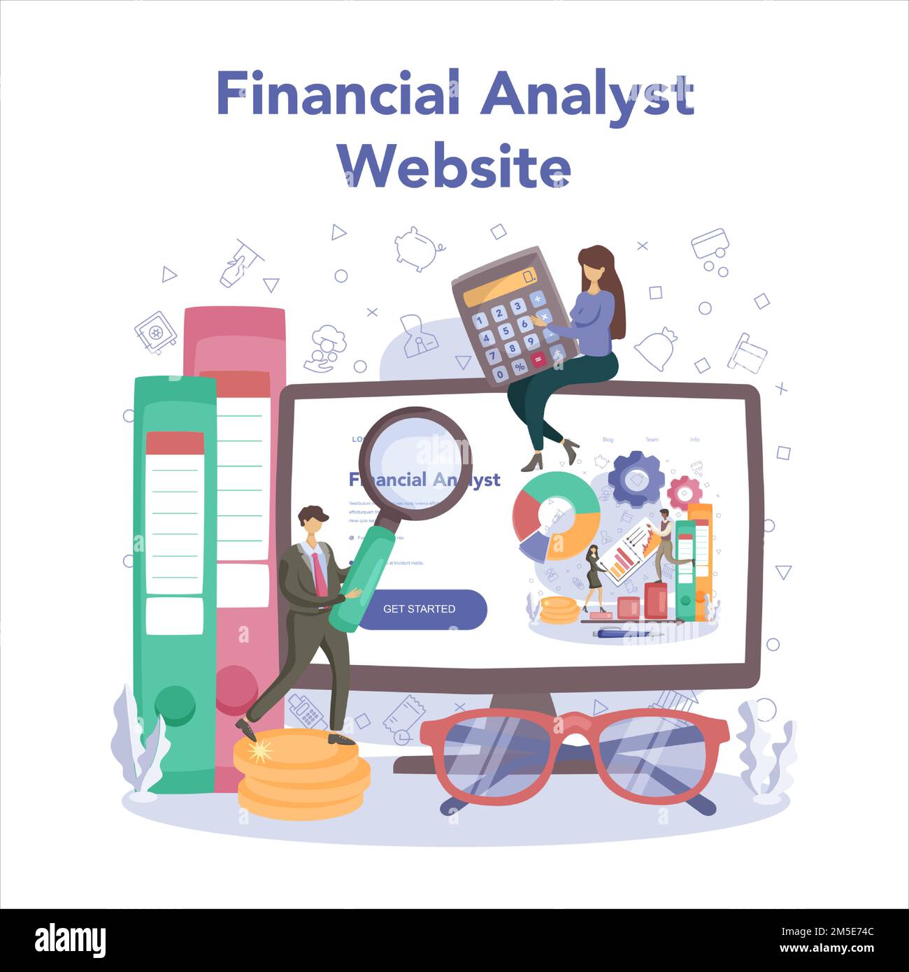 Reviewing platform Stock Vector Images - Alamy