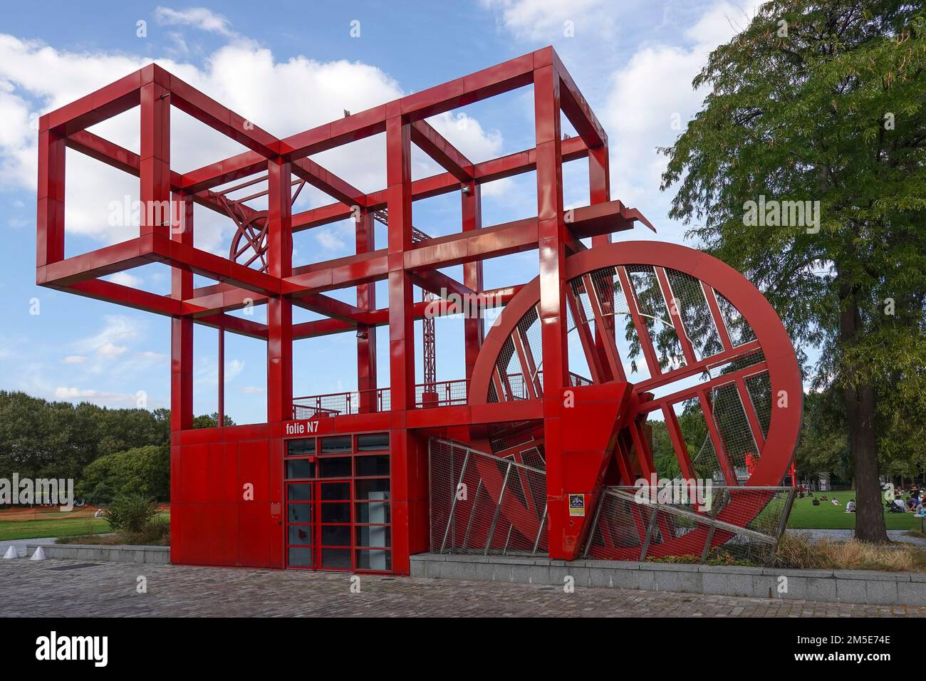 France, Paris, Parc de la Villette, The park houses one of the largest ...