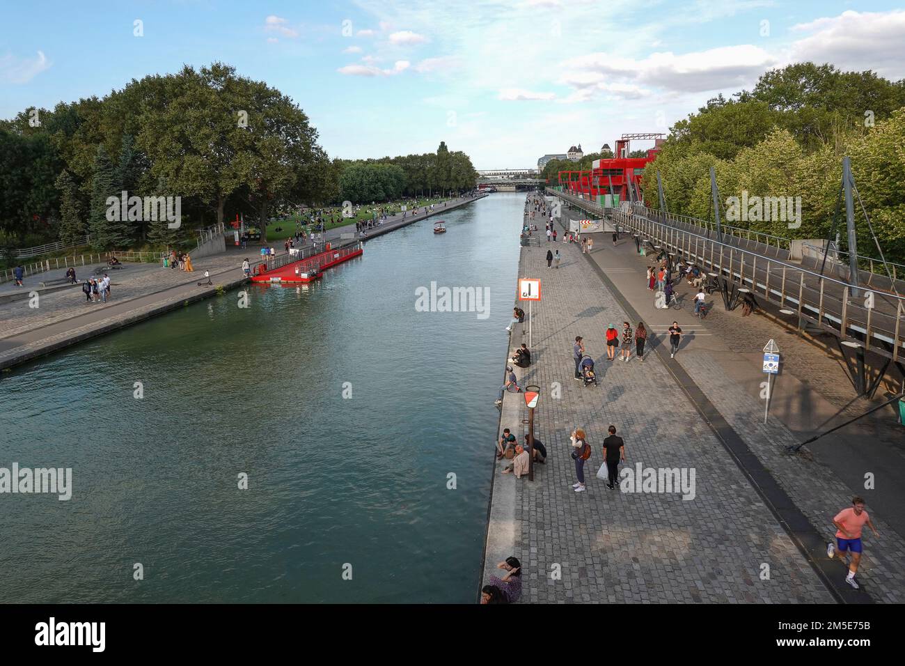 France, Paris, Parc de la Villette, The park houses one of the largest ...