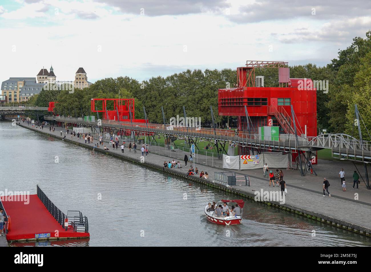 France, Paris, Parc de la Villette, The park houses one of the largest ...