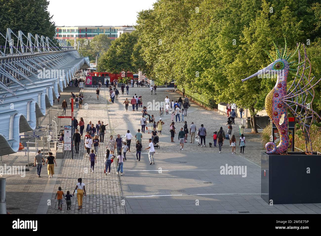 France, Paris, Parc de la Villette, The park houses one of the largest ...