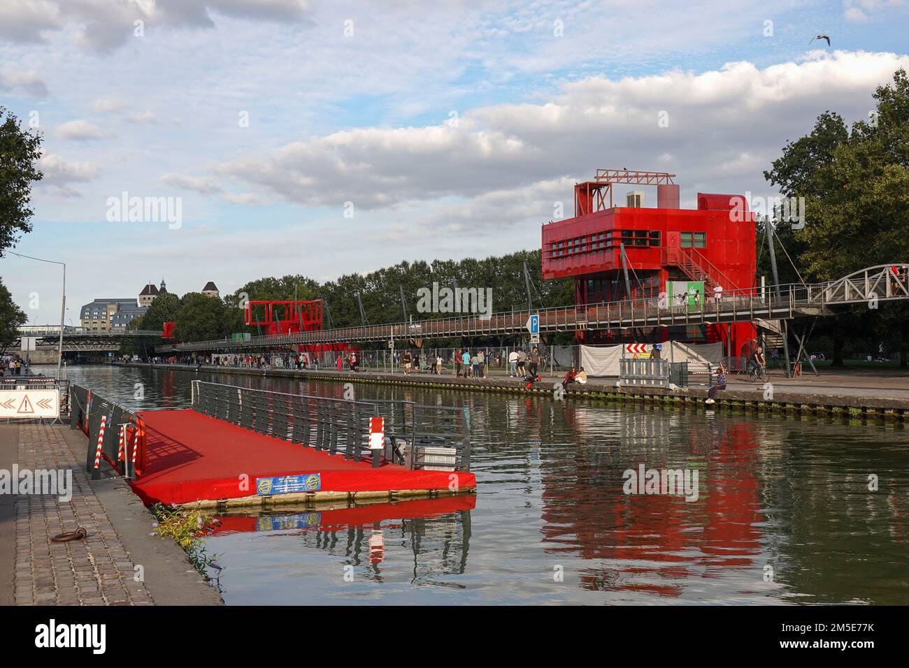 France, Paris, Parc de la Villette, The park houses one of the largest ...