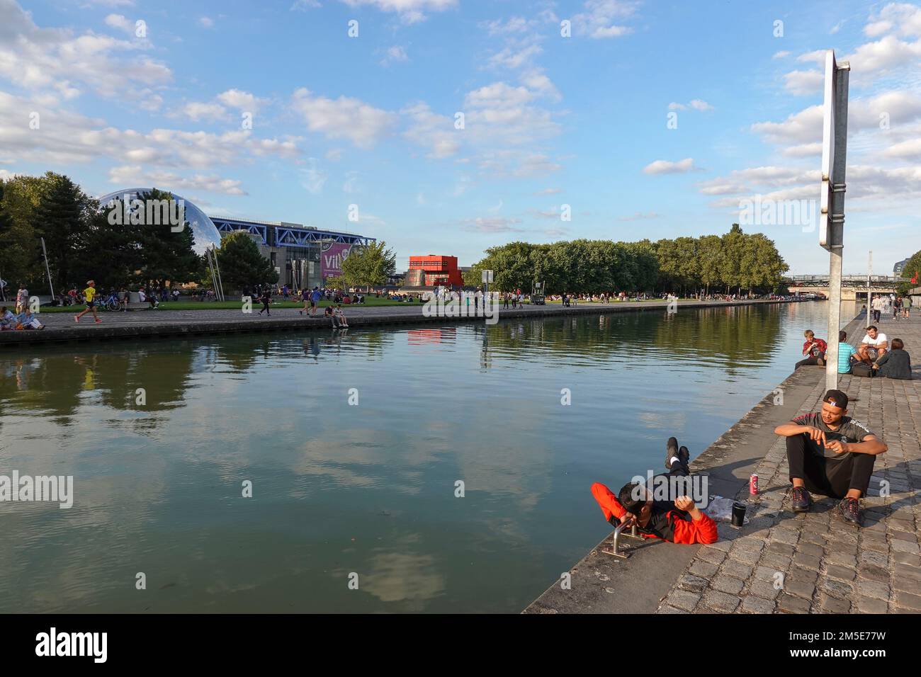 France, Paris, Parc de la Villette, The park houses one of the largest ...
