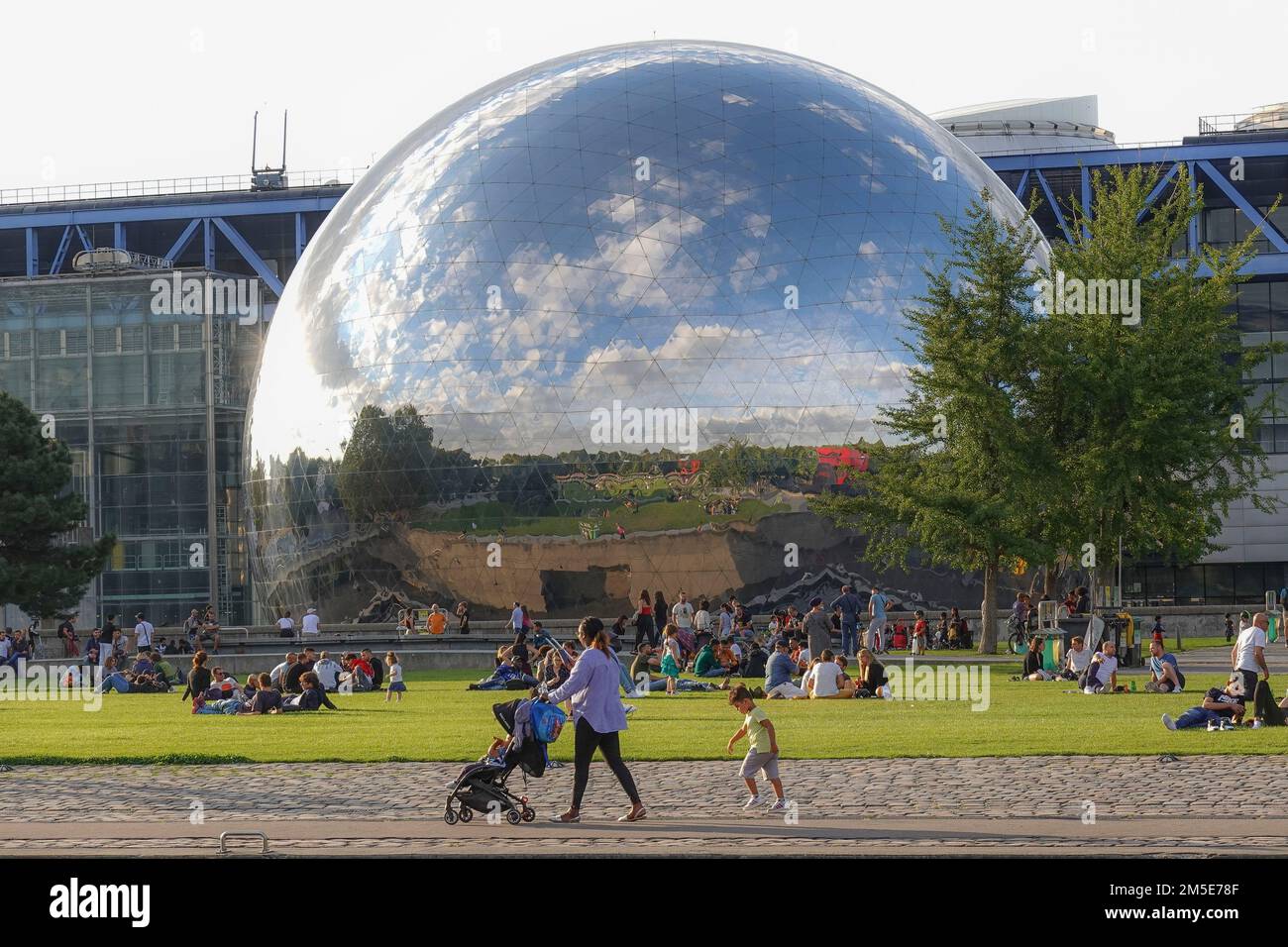 France, Paris, Parc de la Villette, The park houses one of the largest ...