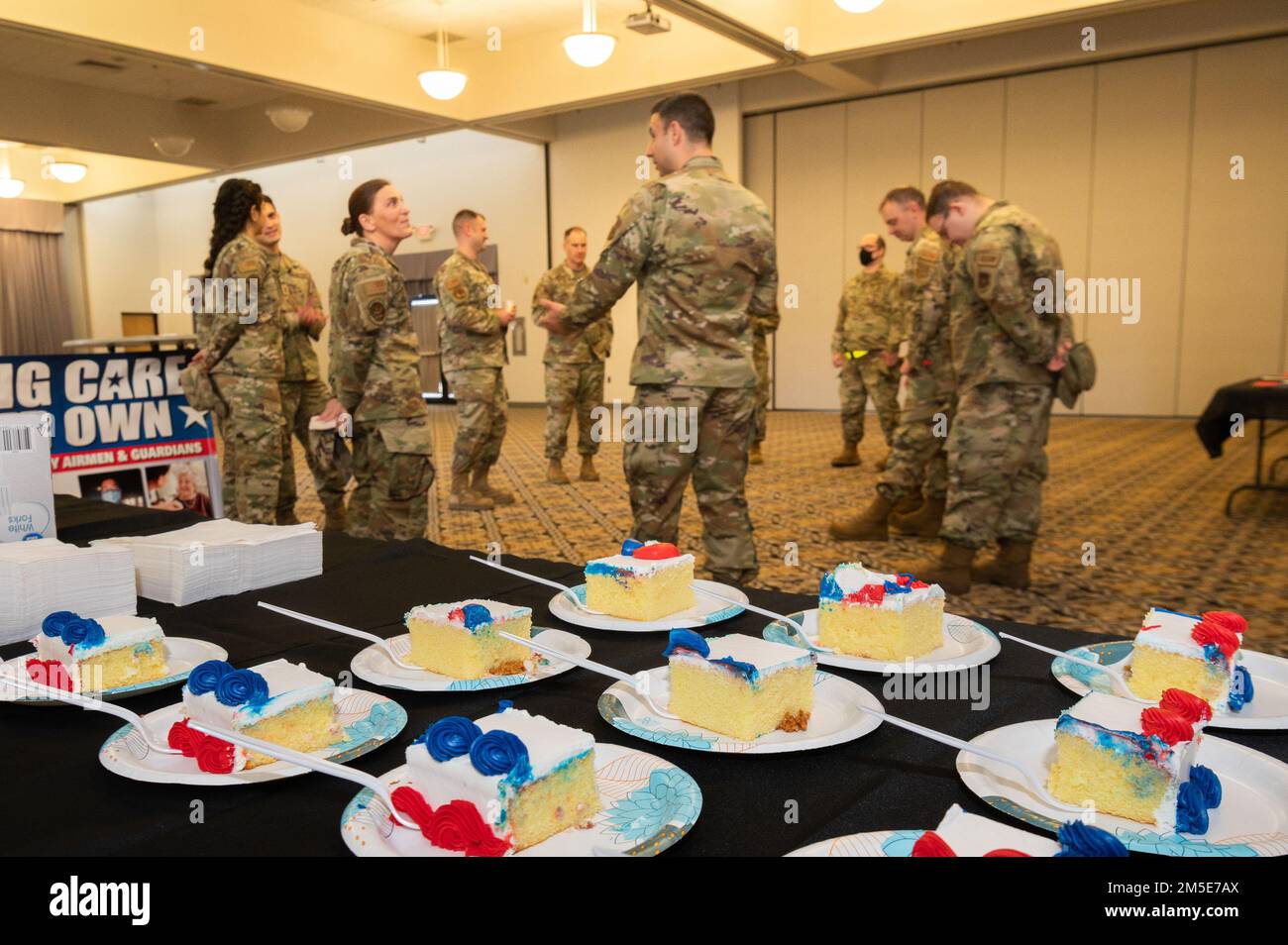 Team Dover Airmen enjoy refreshments at the 2022 Air Force Assistance ...