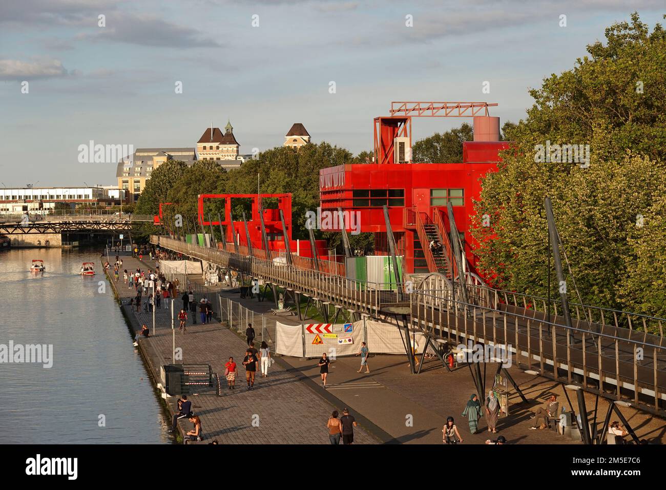 France, Paris, Parc de la Villette, The park houses one of the largest ...