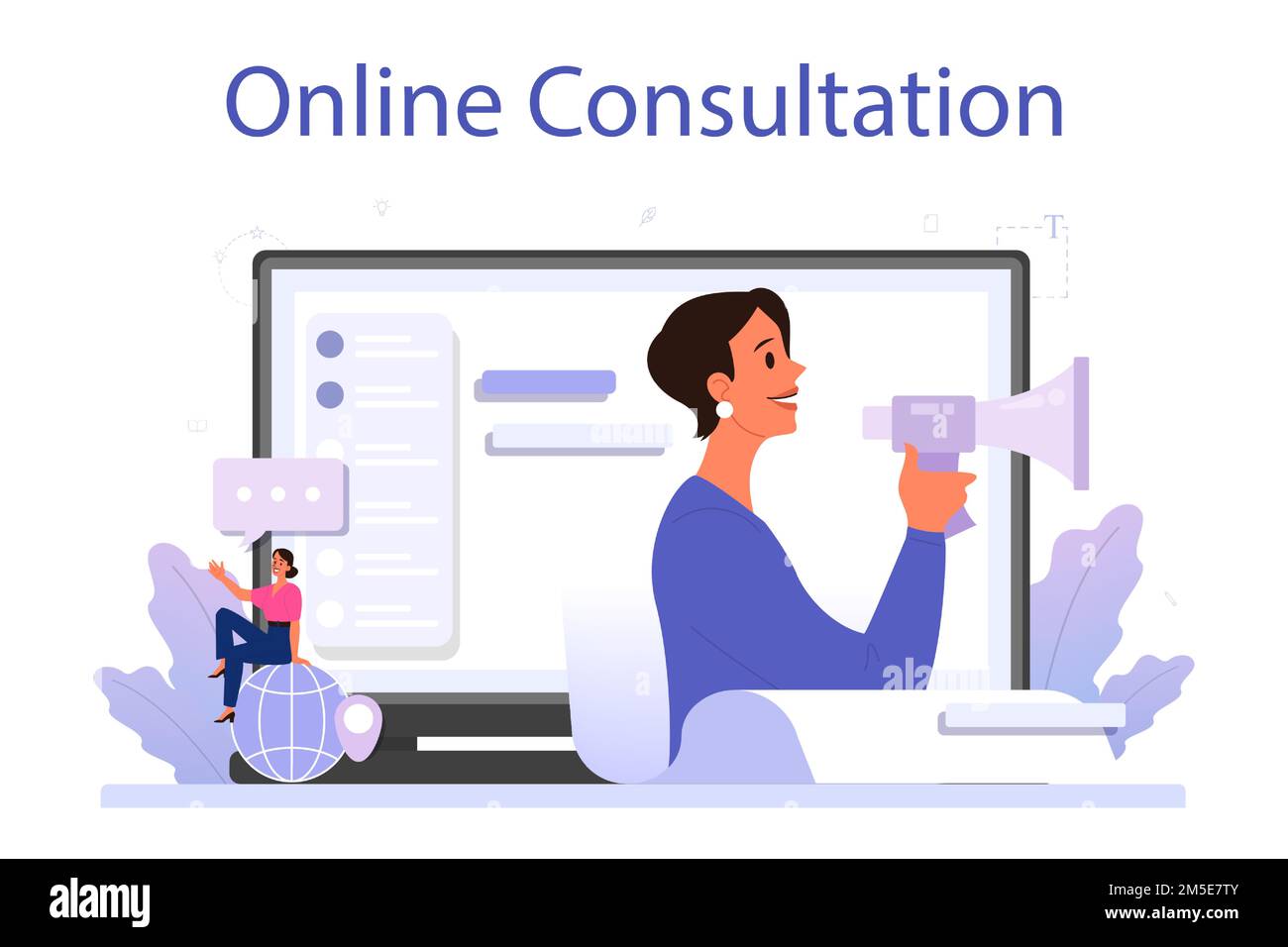 Business reputation online service or platform. Building relationship ...