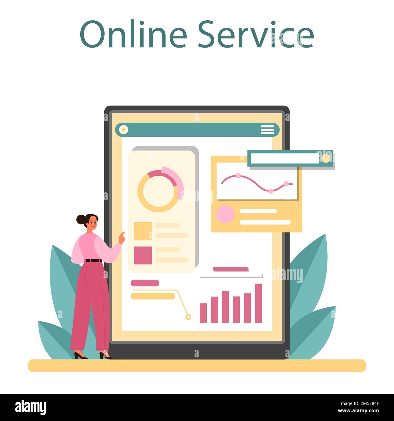Search engines screen Stock Vector Images - Alamy