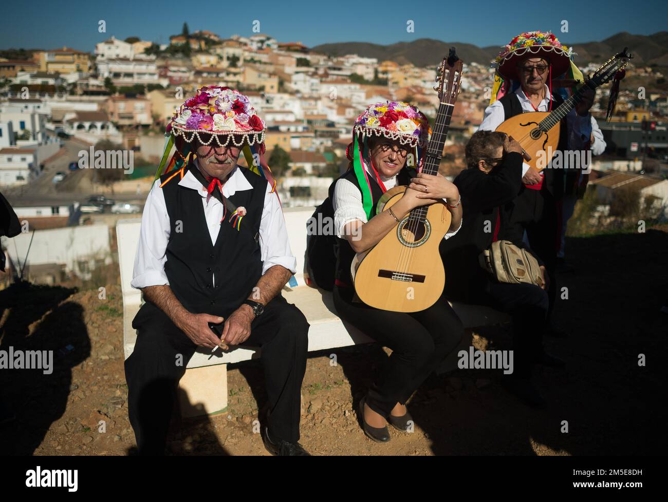 Malaga, Spain. 28th Dec, 2022. Participants dressed in traditional ...