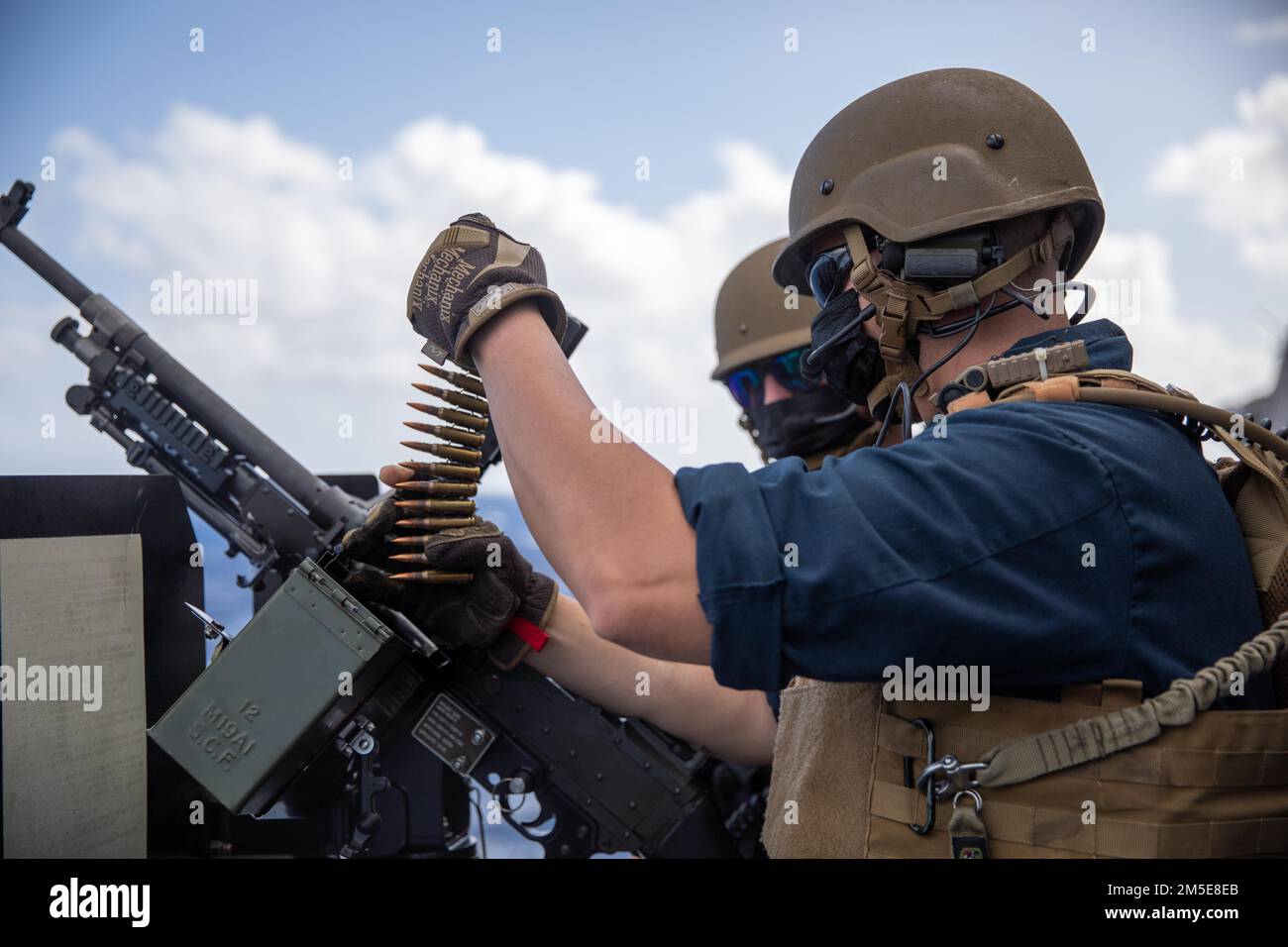 220307-N-HD110-1632 CARIBBEAN SEA - (March 7, 2022) -- Chief Gunner’s ...