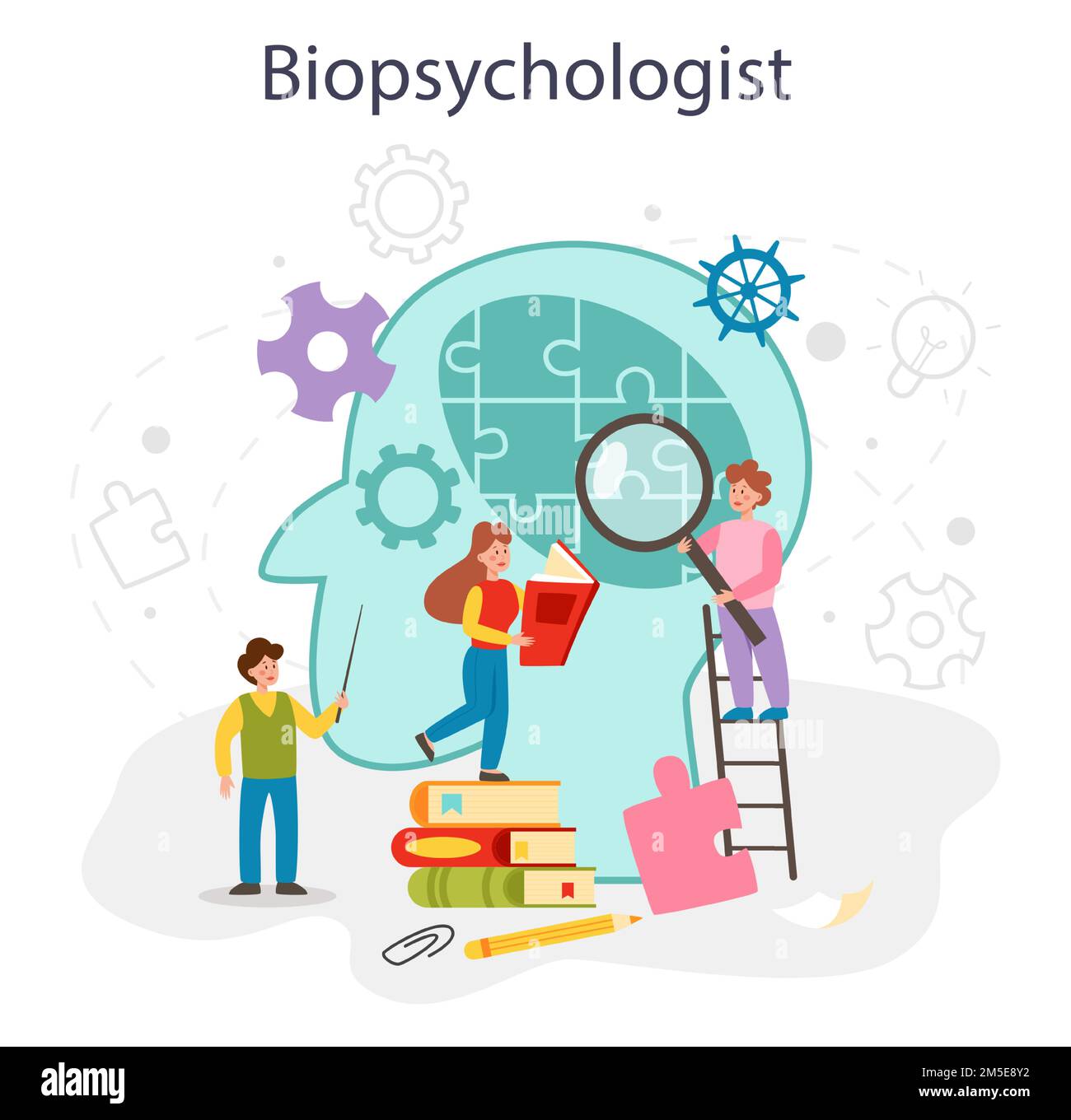 Biopsychology vector vectors hi-res stock photography and images - Alamy