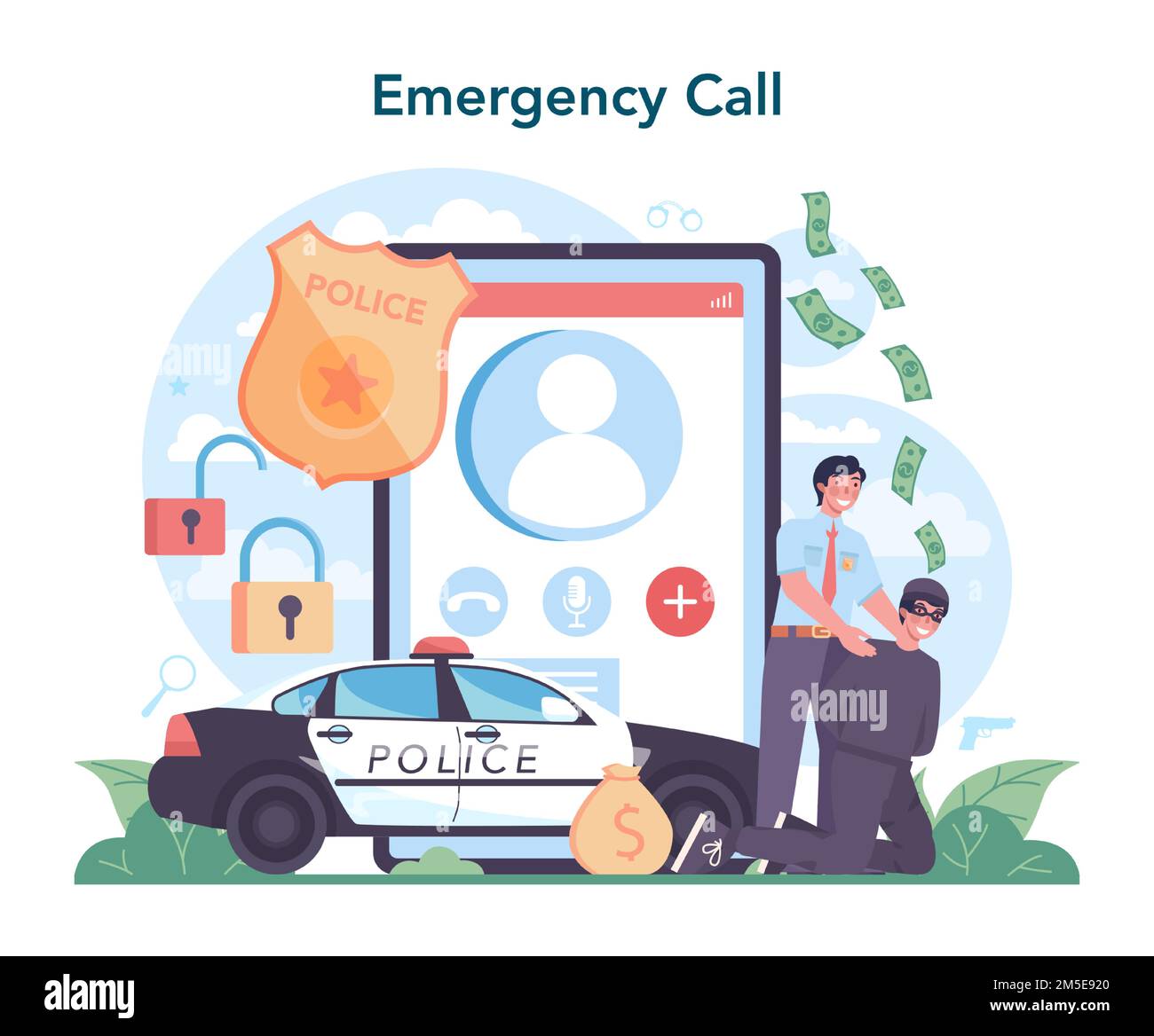 Community policing Stock Vector Images - Alamy