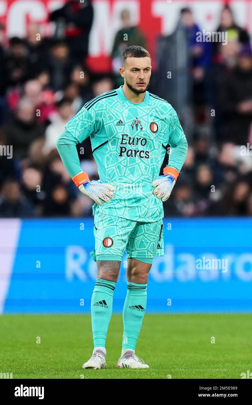 Rotterdam - Feyenoord keeper Justin Bijlow during the match between ...