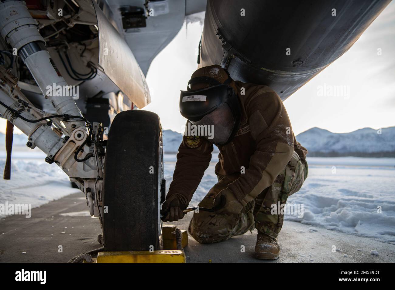 U.S. Air Force Tech. Sgt. Joe Boyer, a crew chief assigned to Ohio ...